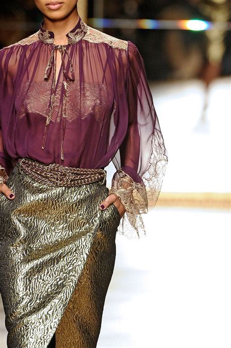 Пурпур и золото осеннего цветотипа Fashion Runway Fashion Fashion Favorite