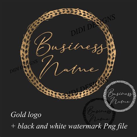 Braid Logo Hair Braider Logo Gold Round Hair Stylist Logo Vector