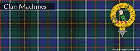 Clan Macinnes Tartan Footprint Scottish Heritage Social Network