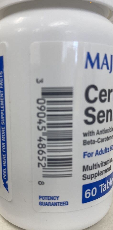 Certavite Senior Compare To Centrum Silver 60 Tablets Ages 50 And