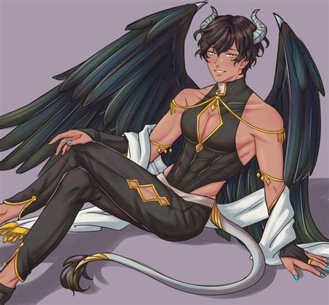 Pin By Raia On Obey Me Obey Art Anime Character Design Hero Poster