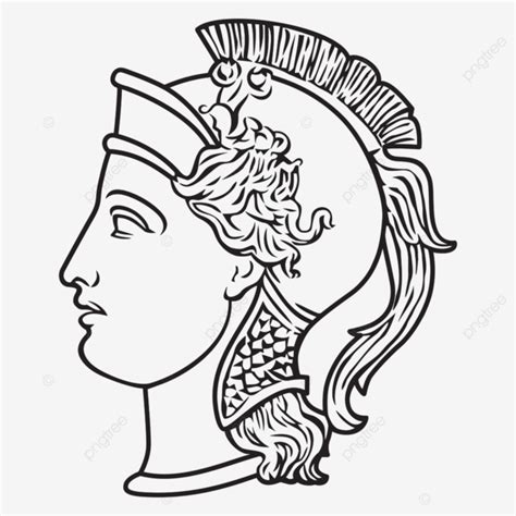 Athena Drawing Face