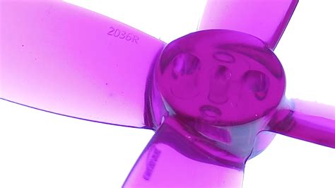 2 Inch Props Gemfan Hulkie 2036 4 Blade Purple Cube FPV