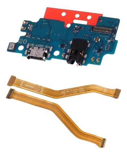 Placa De Carga Conector Cabo Flex Main Galaxy A20 A205 Parcelamento Sem Juros