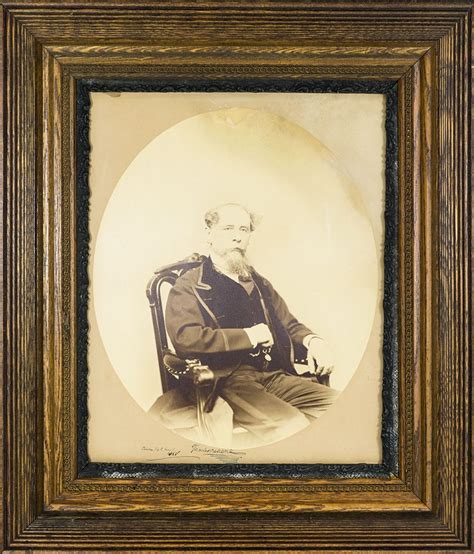 Charles Dickens Signed Photograph