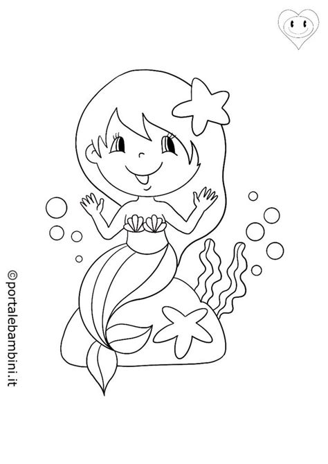 Recur Cielo Forse Disegni Sirena Da Colorare E Stampare Tamburo Sitcom