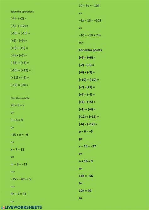 120831 Negative Numbers Equations Marcelina Gonia