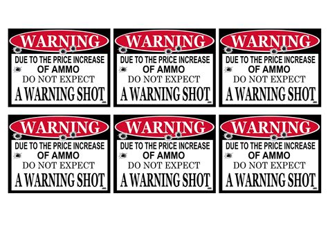Rogue River Tactical Funny No Trespassing Warning Security Sticker Due