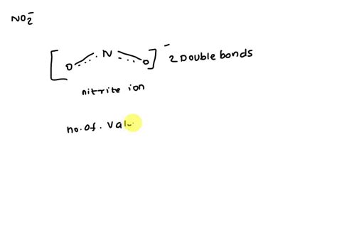 Solved In The Nitrite Ion No2 There Are 20 Valence Electrons B