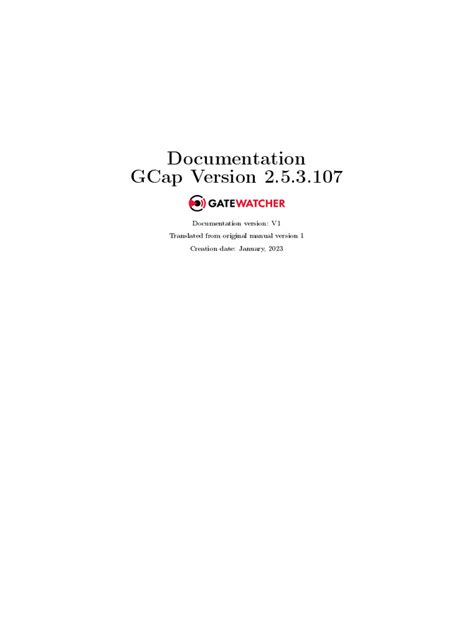Documentation G Cap Download Free Pdf Usb Computer Network