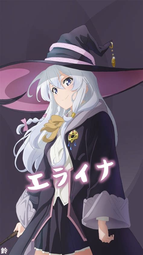Elaina Ilustrasi Karakter Gambar Karakter Gadis Animasi