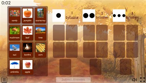 Fall Syllable Segmentation No Print Speech Therapy Talk Membership Fall Syllable Segmentation No Print Speech Therapy Talk Membership