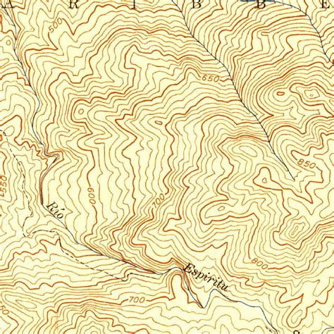 El Yunque Pr 1945 30000 Scale Map By United States Geological
