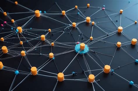 Premium Ai Image Pins Connected Creating A Network