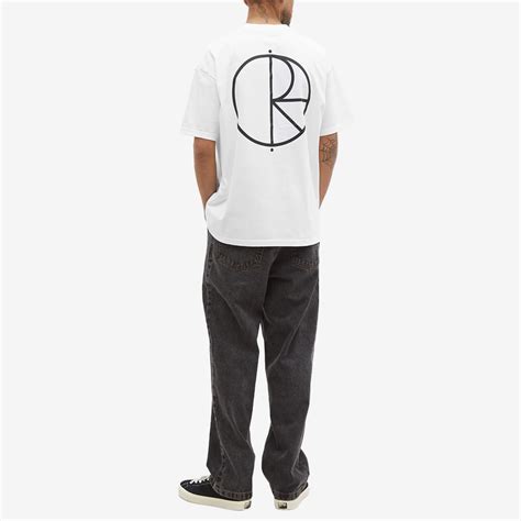 Polar Skate Co Stroke Logo T Shirt White End
