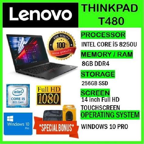 Jual Laptop Kerja Murah Lenovo Thinkpad T Intel Core I U Inch Di Seller Knkbec