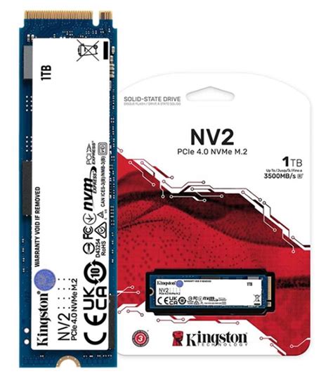 Disco SSD M 2 1TB KINGSTON SNVS NV2 M 2 NVME GEN4