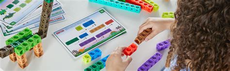 Mua Learning Resources Mathlink Cubes Kindergarten Math Activity Set Dino Time 115 Pieces