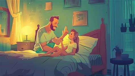 Telling Fairy Tale Isolated Cartoon Vector Illustration Stock Vector Illustration Of Isolated