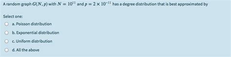 solved a random graph g n p with n 1011 and p 2 x