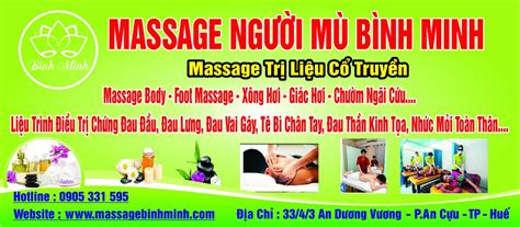 Massage Người Mù Bình Minh Massage Trị Liệu Tại Huế Massage Người
