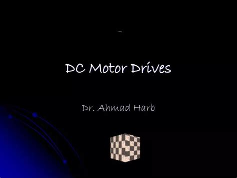 PPT DC Motor Drives PowerPoint Presentation Free Download ID 9388458