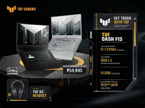 Asus Rog Announces Special Deals On The Tuf Dash F
