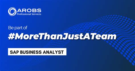 Sap Business Analyst Arobs