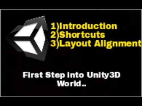 Unity3D Introduction and shortcut keys for Unity_Unity3D Tutorials For Beginners_719| Single ...