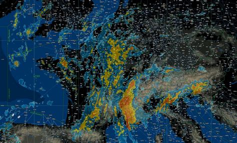 Weather Radar Data Missing Above France General Navigraph