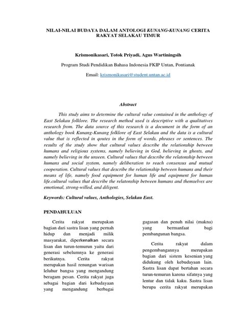 Articel Ilmiah Monik Pdf