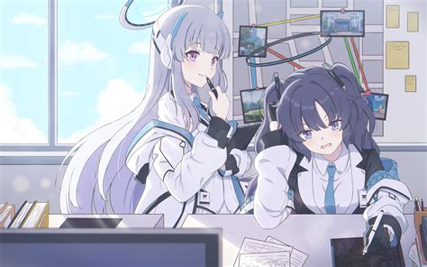 Yuuka And Noa Blue Archive Drawn By Synn Danbooru