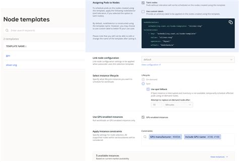 Enhance Kubernetes Scheduling For GPU Heavy Apps With Node Templates