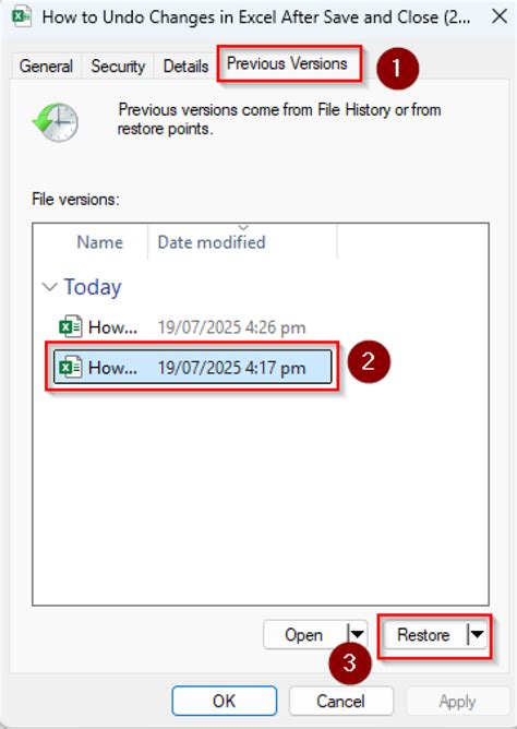 How To Undo Changes In Excel After Save And Close Excel Insider