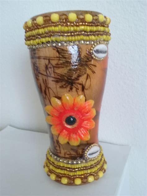 Santeria Yoruba African Tribal Decorated Tambour Drum Etsy