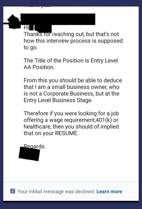 Candidate Gets Unhinged Response About What The Job Pays Yourtango
