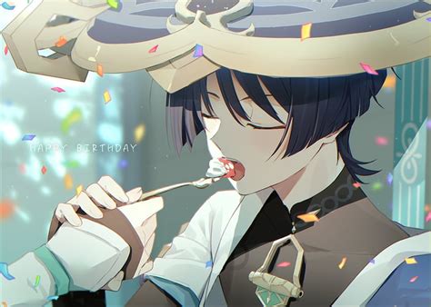 Lumine Scaramouche And Wanderer Genshin Impact Drawn By Xmayo X