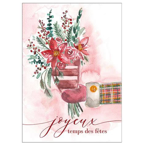 Carte de souhaits Joyeux temps des fêtes Adèle 1 Rien ne se perd