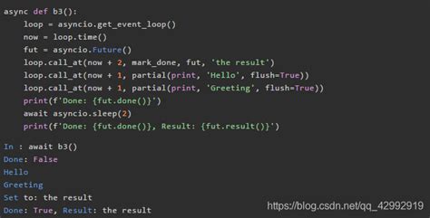 Python之深入理解asyncio三no Running Event Loop Csdn博客