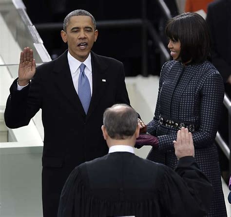 Obamas Second Inauguration Sfgate