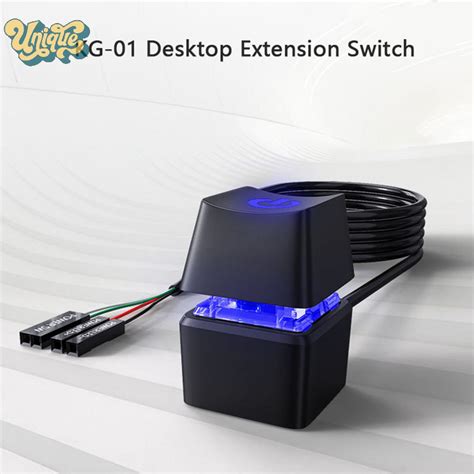 Unique Portable Colorful Led Light Computer Desktop Power Switch Pc