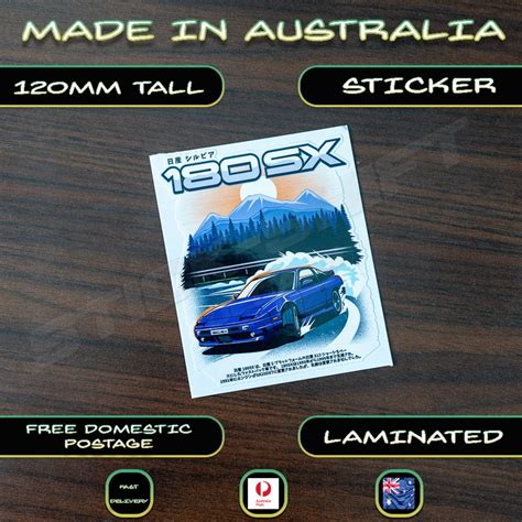 Nissan 180sx Style Sticker Decal Car Bumper Sr20 Jdm Drift Drag Race