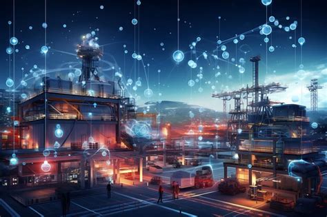 Premium Ai Image Industrial Iot And Connectivity