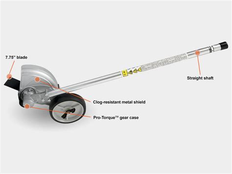 Straight Shaft Edger Attachment Echo