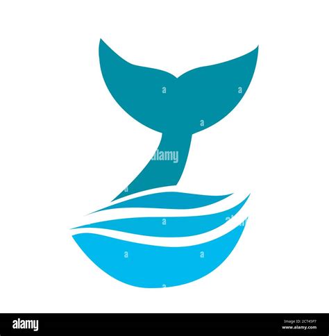 Whale Tail Icon Vector Illustration Stock Vector Image And Art Alamy