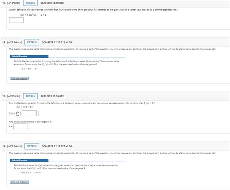 Solved Points DETAILS SCALCET Use The Chegg Com