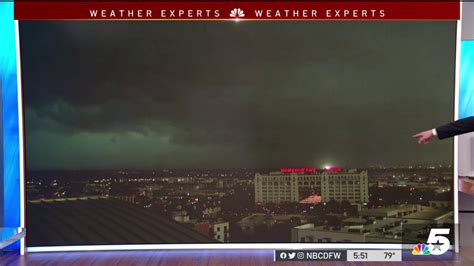 Power Flashes Seen In Fort Worth As Storms Bring Powerful Winds