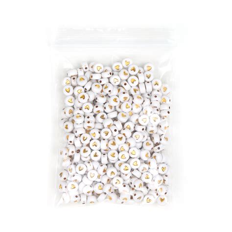 Купить Бусины сердечки арт. M4H-B009 уп. 50г (360 ± 10 шт) оптом по ...