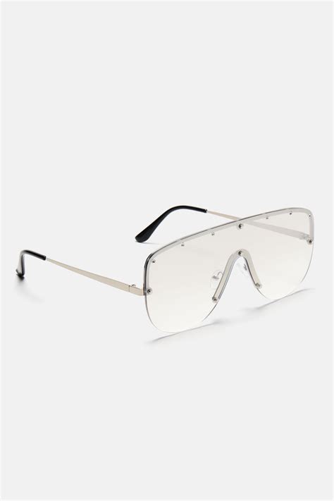 Never Too Serious Sunglasses Silver Fashion Nova Sunglasses