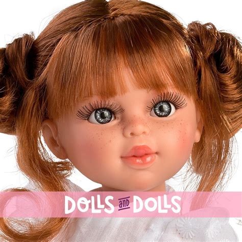 Así Doll 40 Cm Sabrina Redhead With White Dress Dolls And Dolls